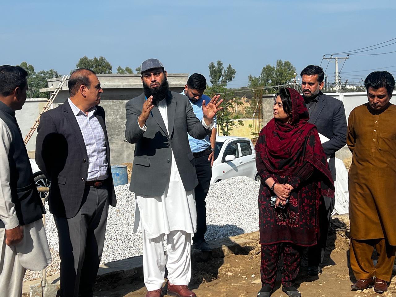 Site Visit Lt. Retd. Muhammad Shoaib Khan Jadoon, Director General ...